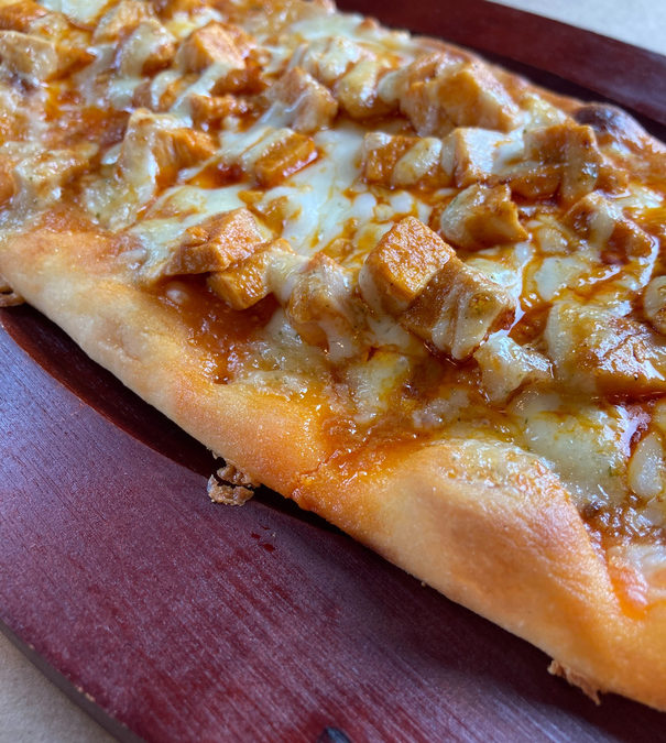 Buffalo Chicken Flat Bread | callearsbbq.com